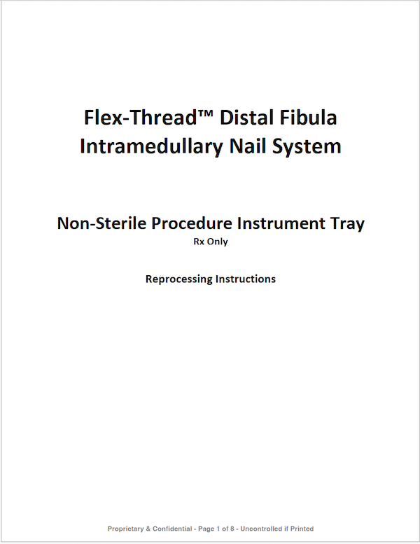 IFUs - Conventus Flower Orthopedics